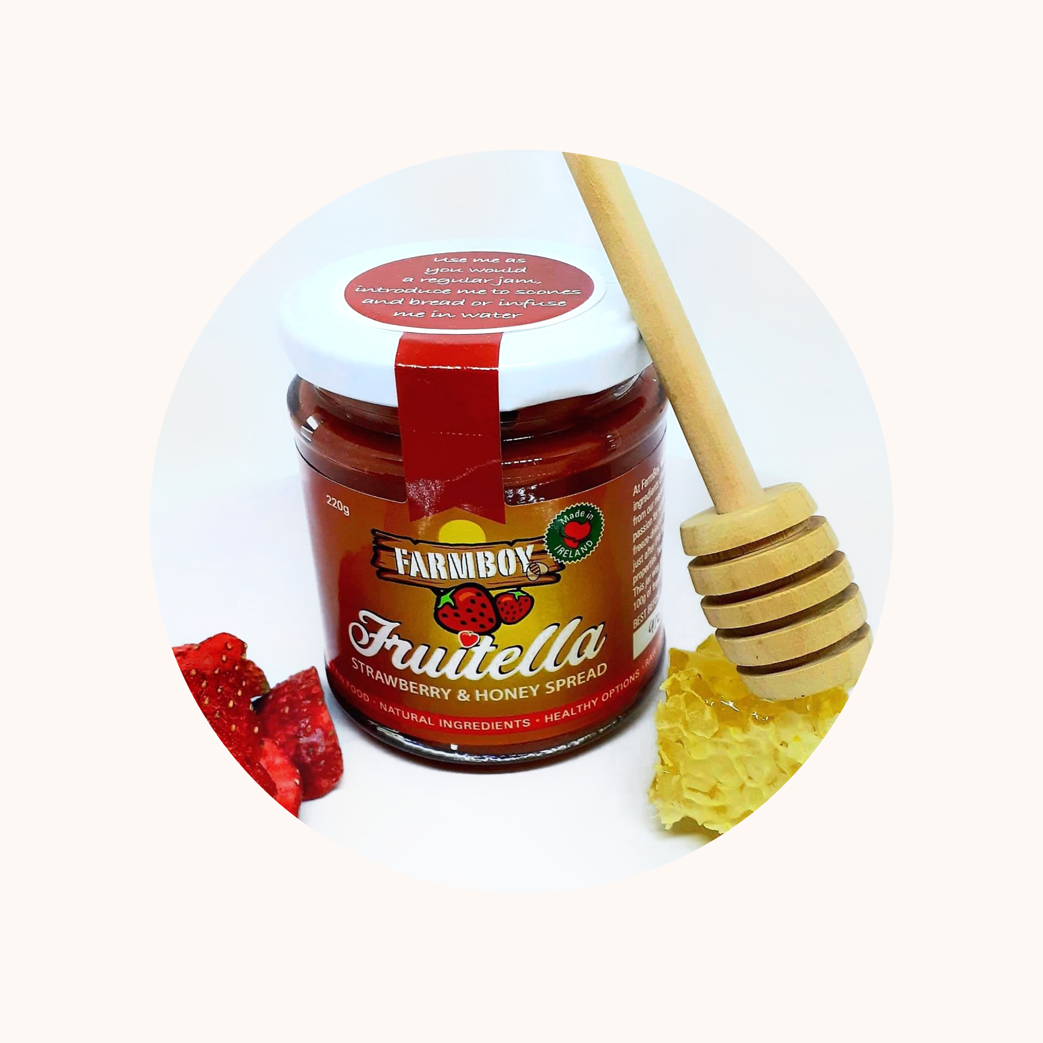 Fruitella - Strawberry & Honey Spread - Farmboy.ie